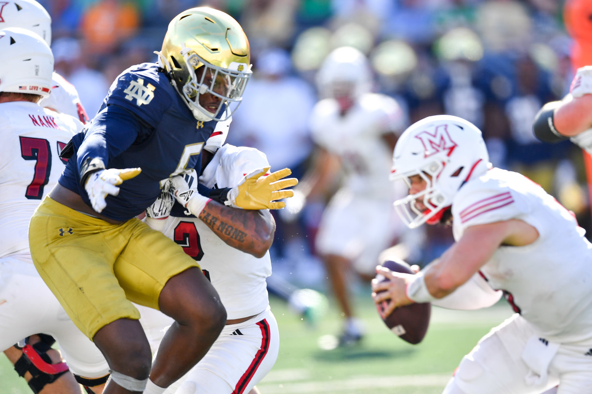 A look back at the 2023 Notre Dame recruiting class, the program’s ...