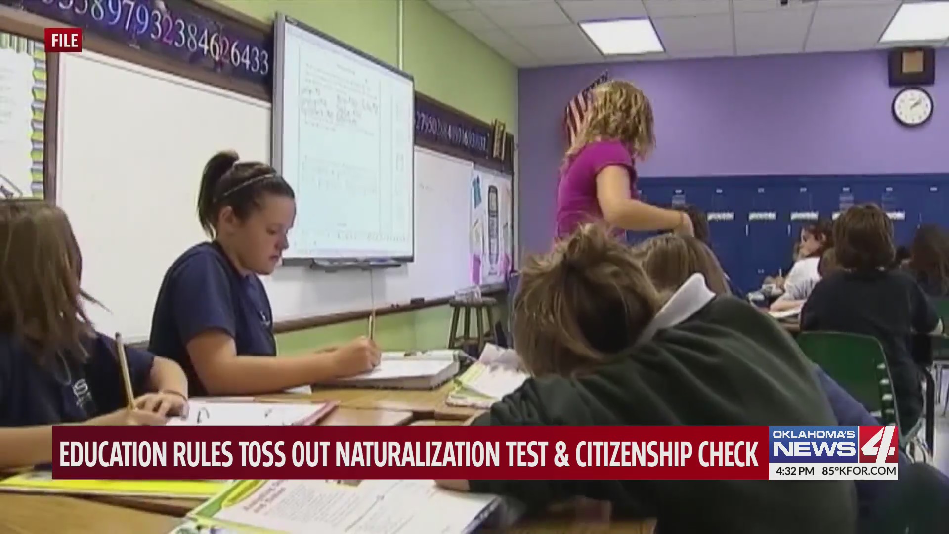 Education rules toss out naturalization test & citizen check