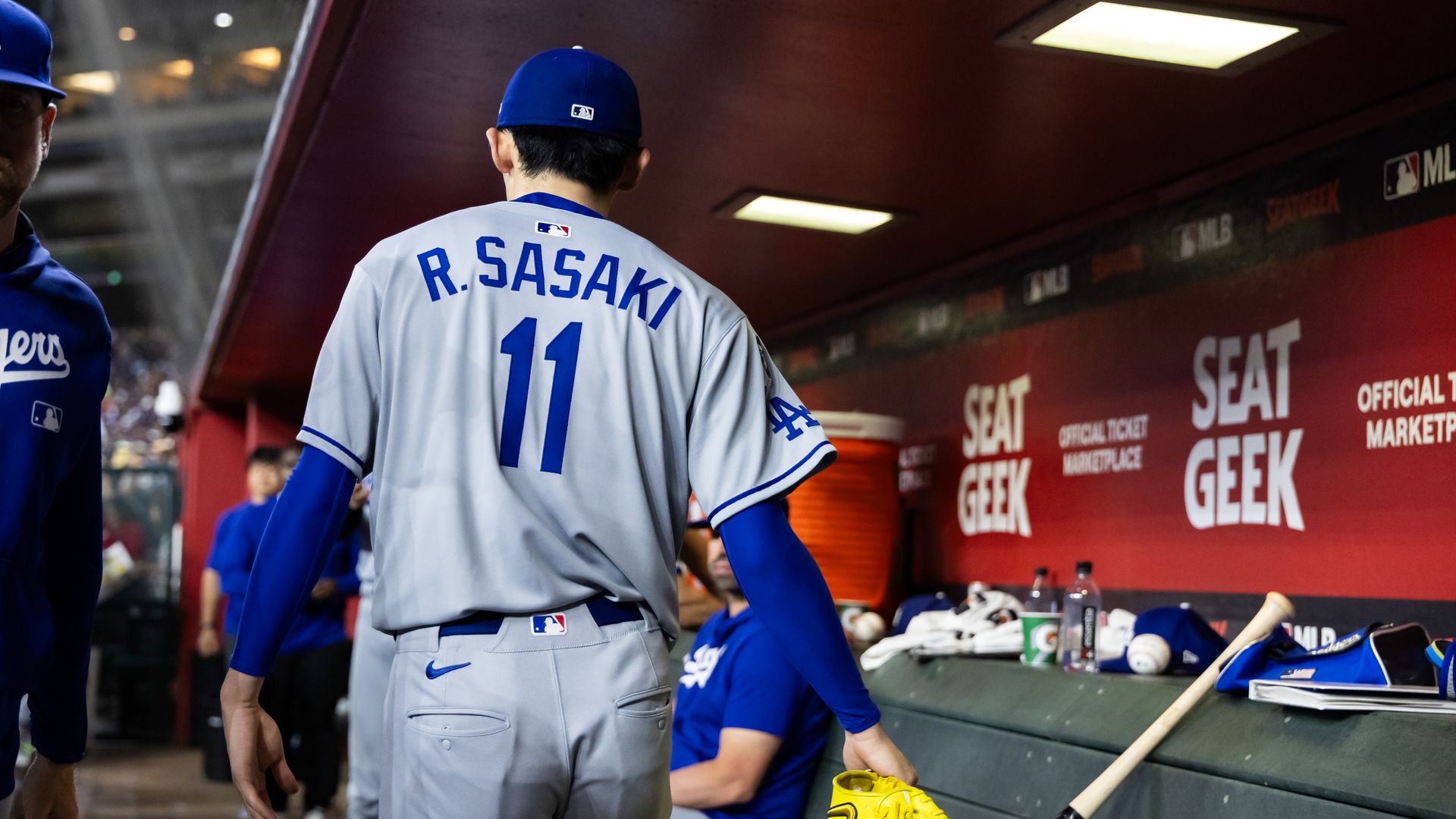 Roki Sasaki placed on IL with shoulder impingement