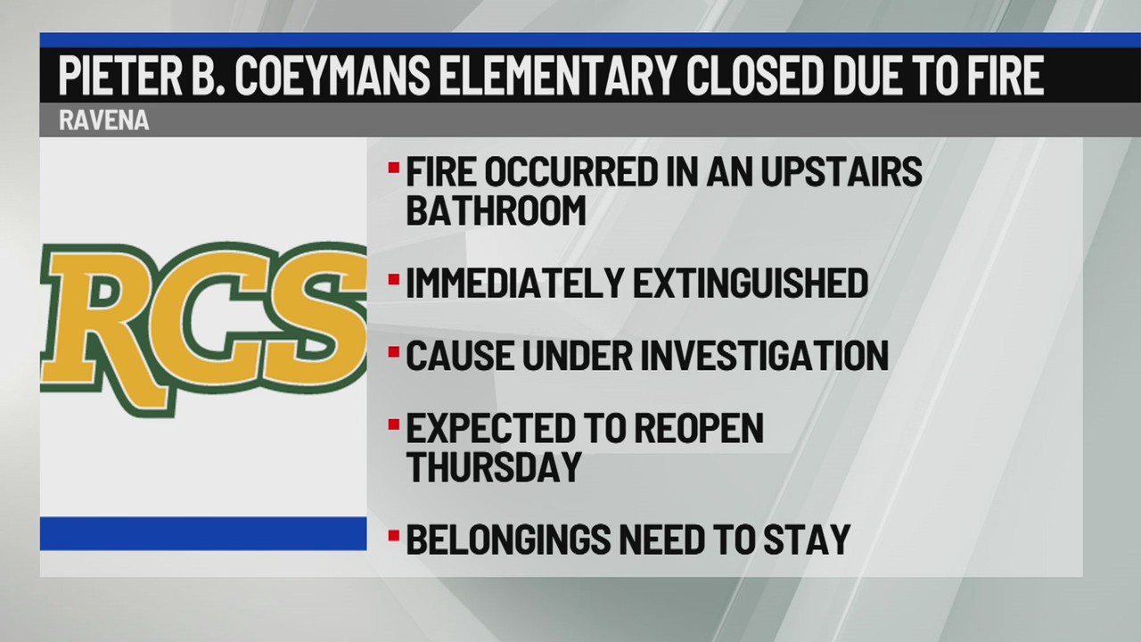 Local elementary school closed May 14 after fire