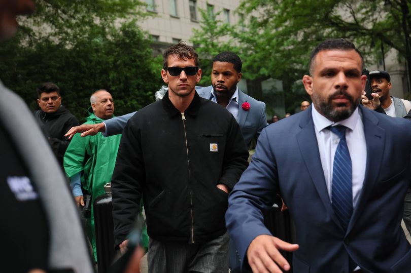 Cassie's husband Alex Fine looks 'traumatized' as he supports her at ...