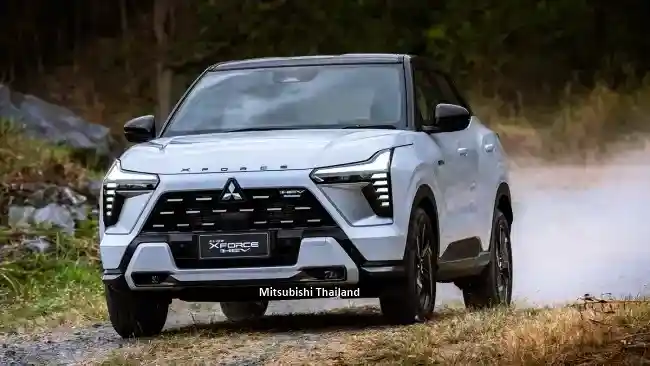 Mitsubishi XForce hybrid diperkirakan hadir di IIMS 2026, ini bocoran ...