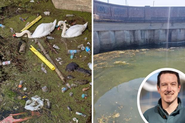 Calls for 'long term solution' after 'disgusting' litter cleared from lake