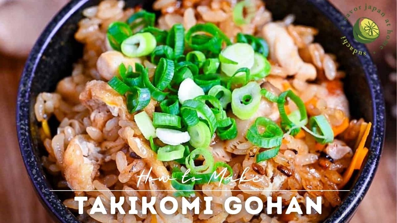 How to Make Homestyle Takikomi Gohan – Japanese Seasoned Rice Recipe 🍚🥕