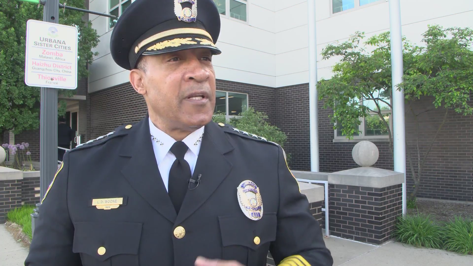 Boone reappointed as Urbana Police Chief