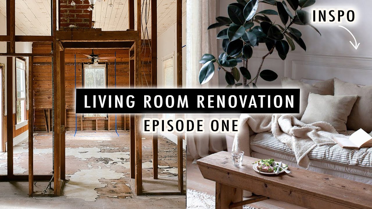 Living room renovation Ep1 for historic cottage DIYers