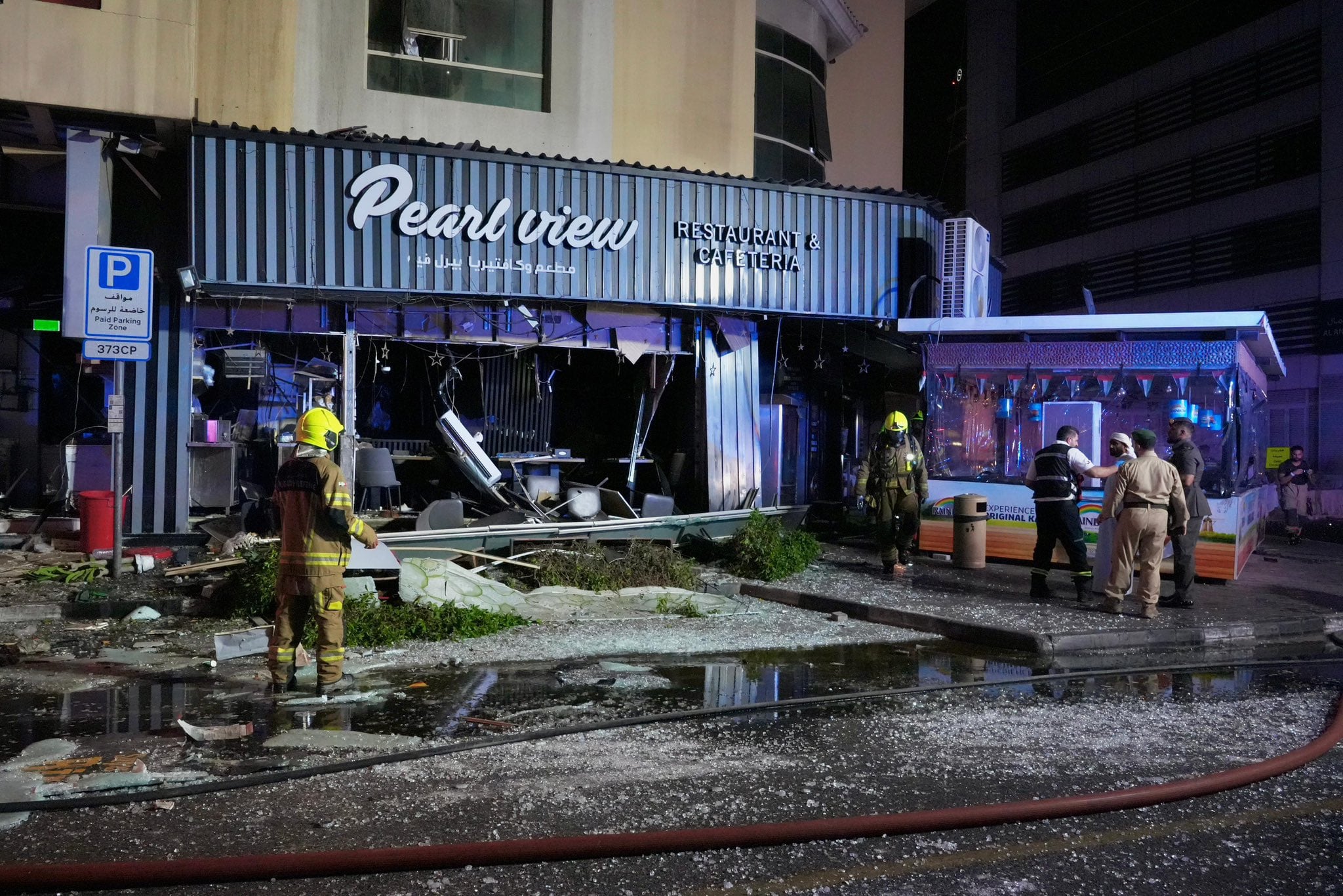 Fire contained after gas blast at Dubai restaurant near Mall of the ...