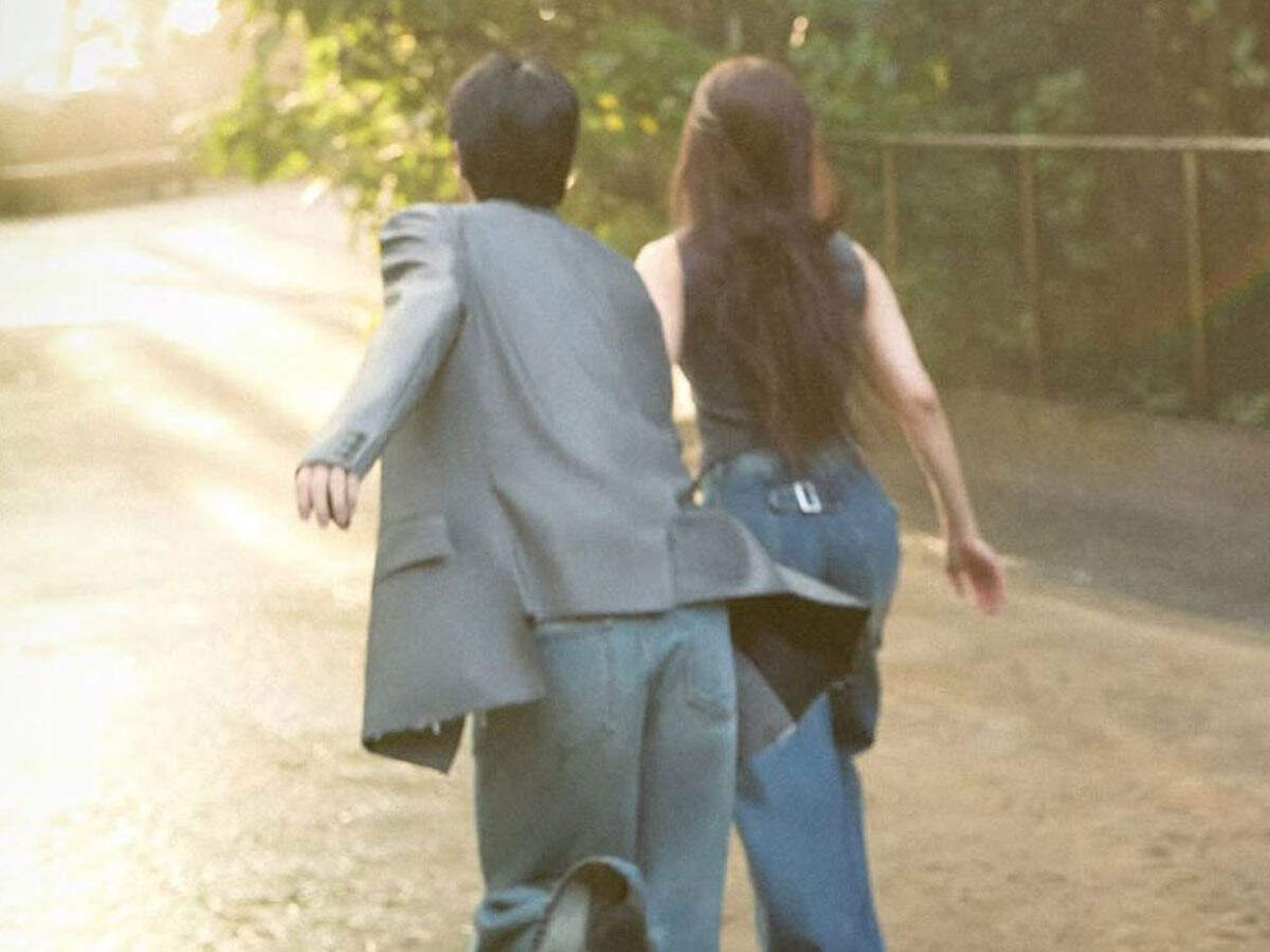 Who is the girl in BTS' Jin's Don't Say You Love Me poster?