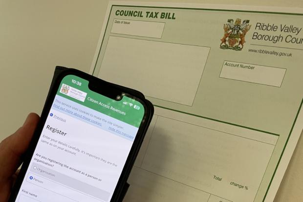 Ribble Valley Borough Council encourages people to switch to e-billing