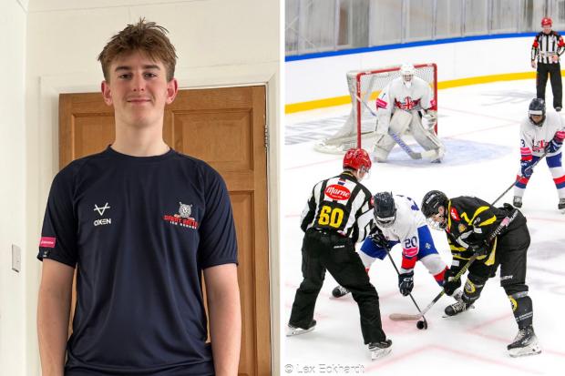 Basingstoke teen shines as he is selected for Great Britain ice hockey team