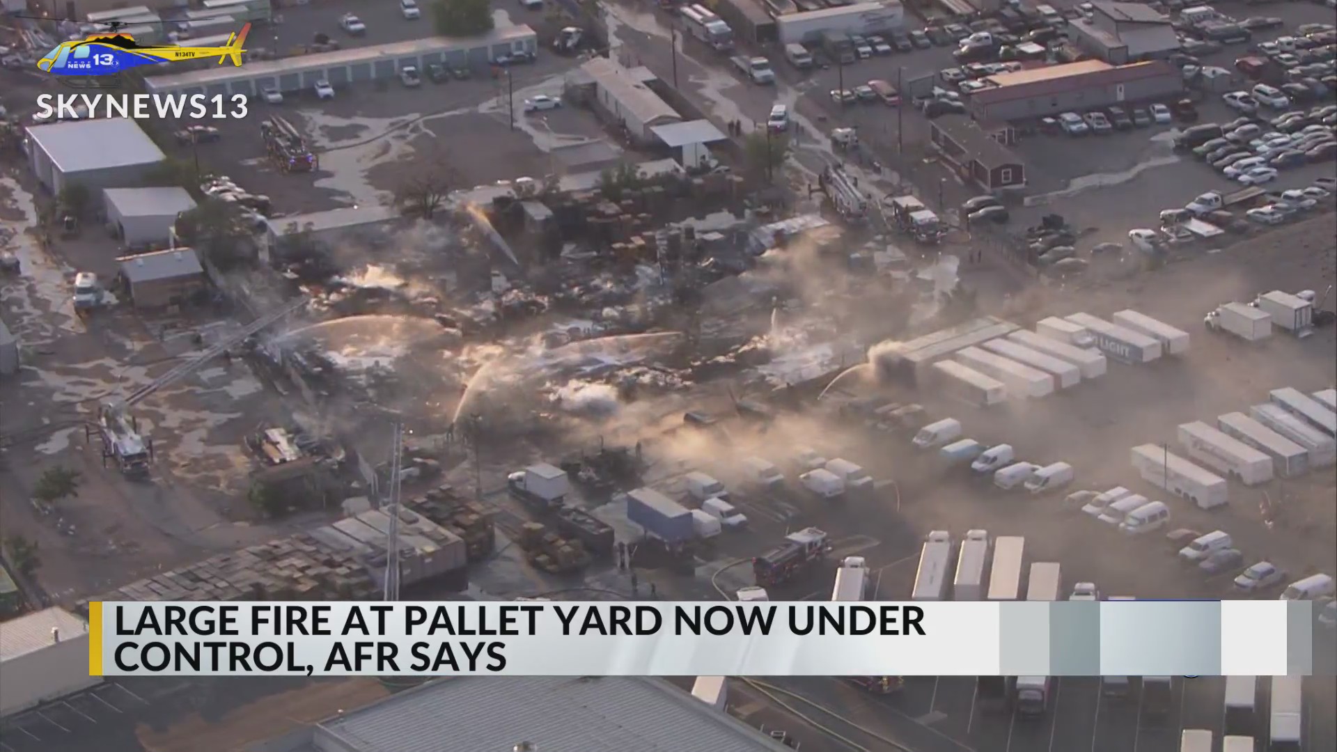 Albuquerque Fire Rescue contains large fire at industrial area