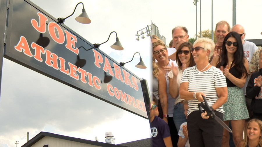 Byron residents hold grand reopening for the Joe Parks Athletic Complex