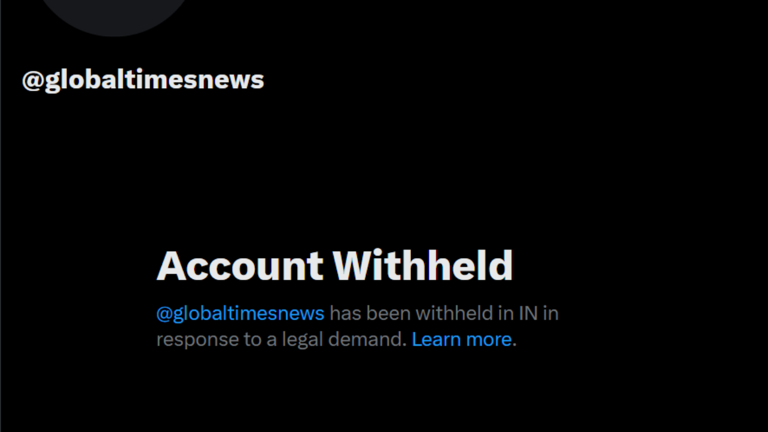 Government bans China's Global Times' X handle for spreading unverified ...