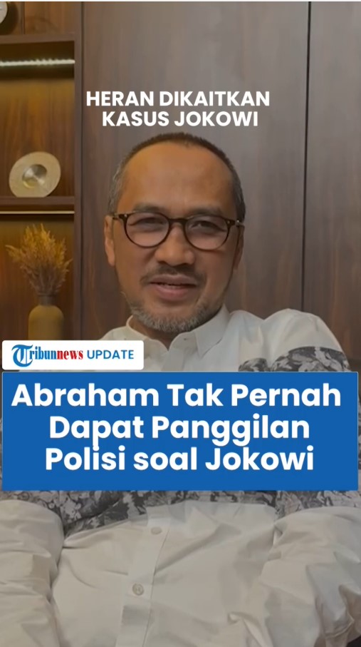 Heran Terseret Kasus Ijazah Jokowi seusai Disebut Mangkir, Abraham ...