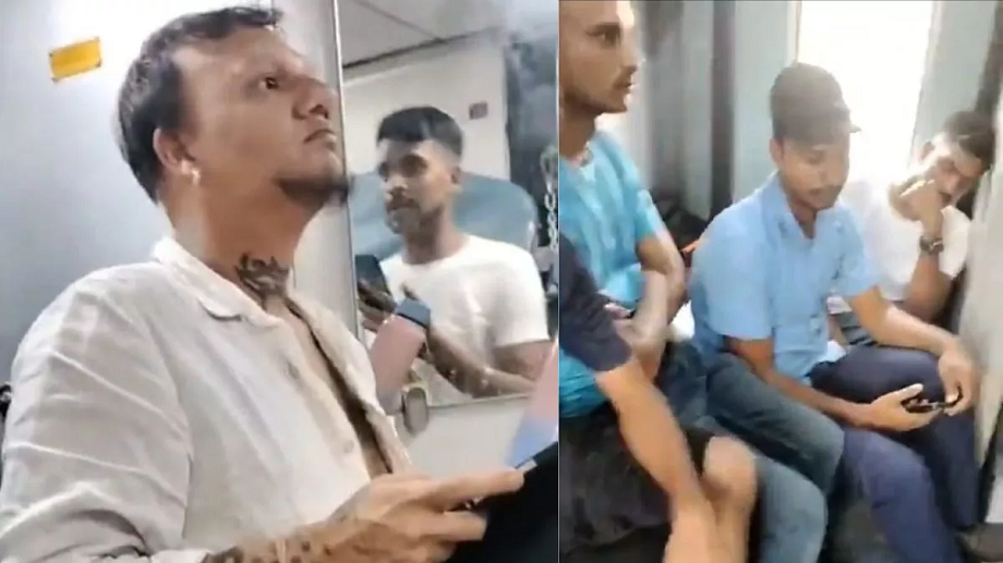 TTE misbehaved with 35 army personnel going on emergency duty by North ...