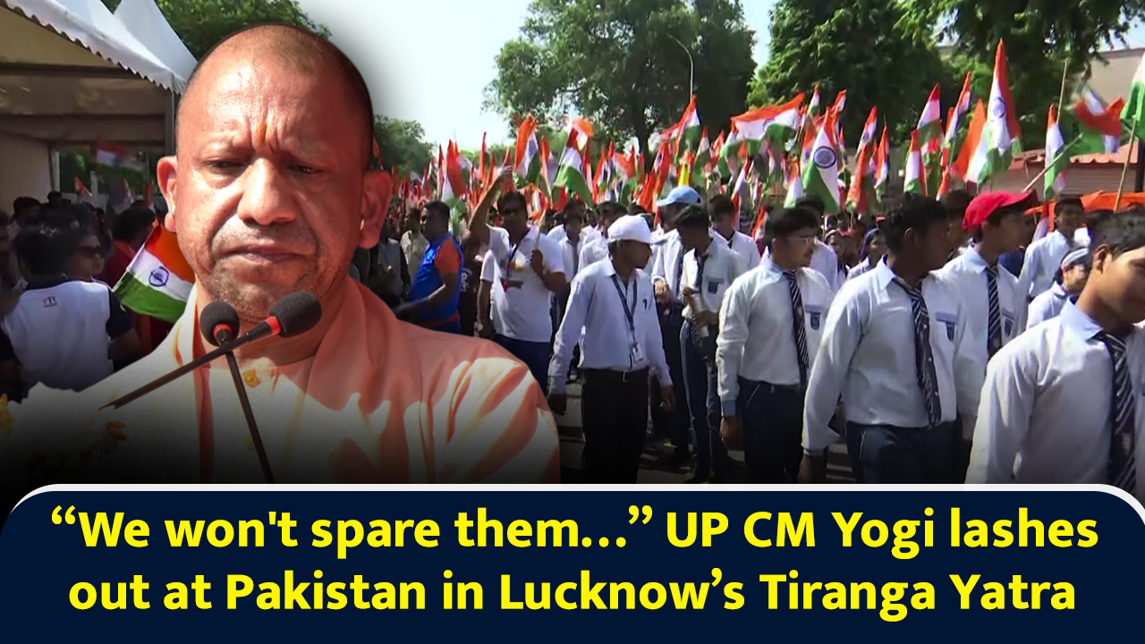 “We won't spare them…” UP CM Yogi lashes out at Pakistan in Lucknow’s ...