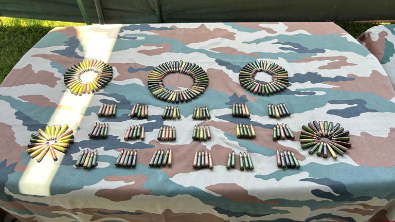 Operation Keller: Indian Army releases photos of weapons seized from three LeT terrorists in ...