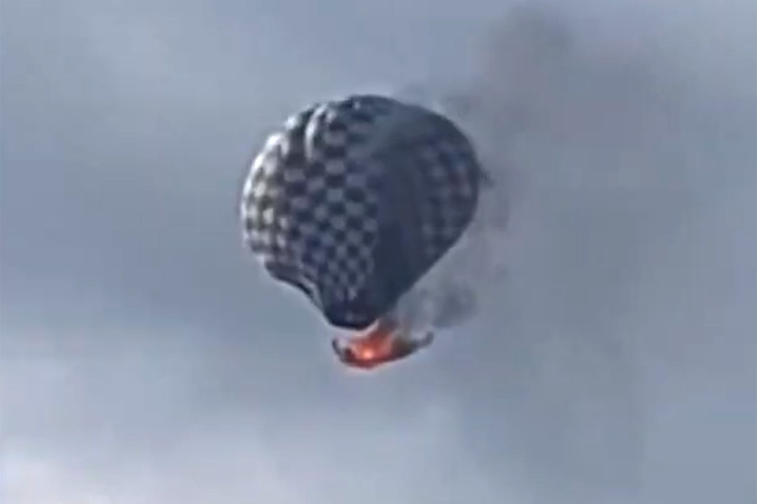 Man Plummets to His Death After Clinging to Rope Under Burning Hot Air ...