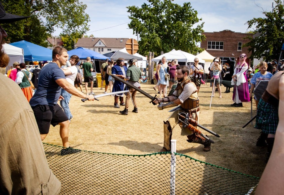 See sword swallowers and participate in LARPing at this year's Light the Night Market in Appleton