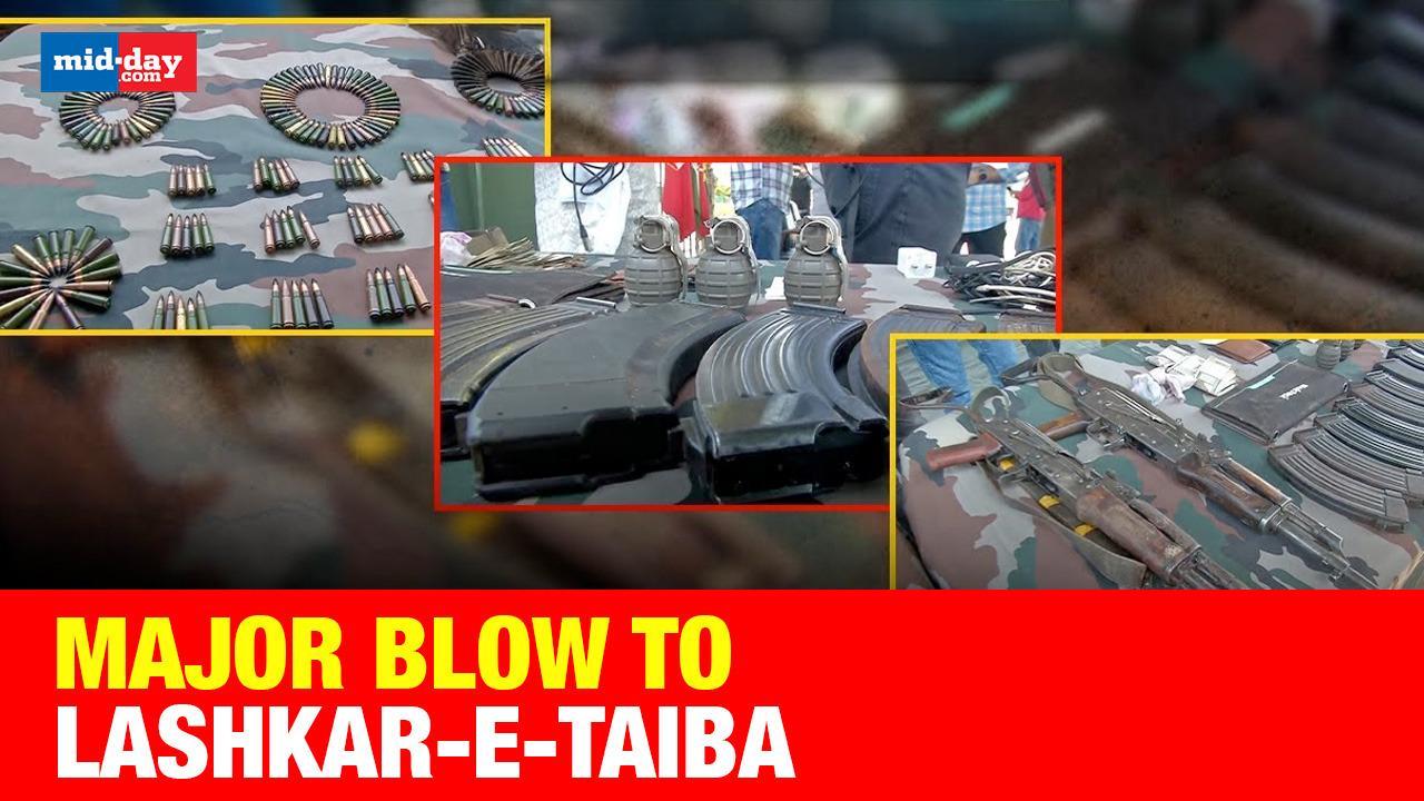 Operation Keller Aftermath: Massive Arms Haul from Slain Lashkar-e ...