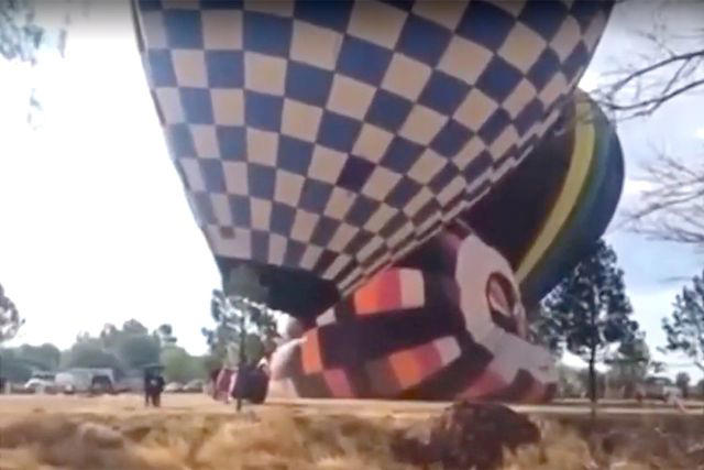 Man Plummets to His Death After Clinging to Rope Under Burning Hot Air ...