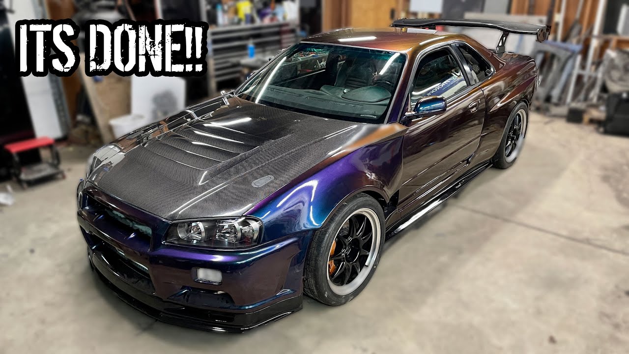 The R34 GT-R Build Is Almost Done – Final Pieces Going On