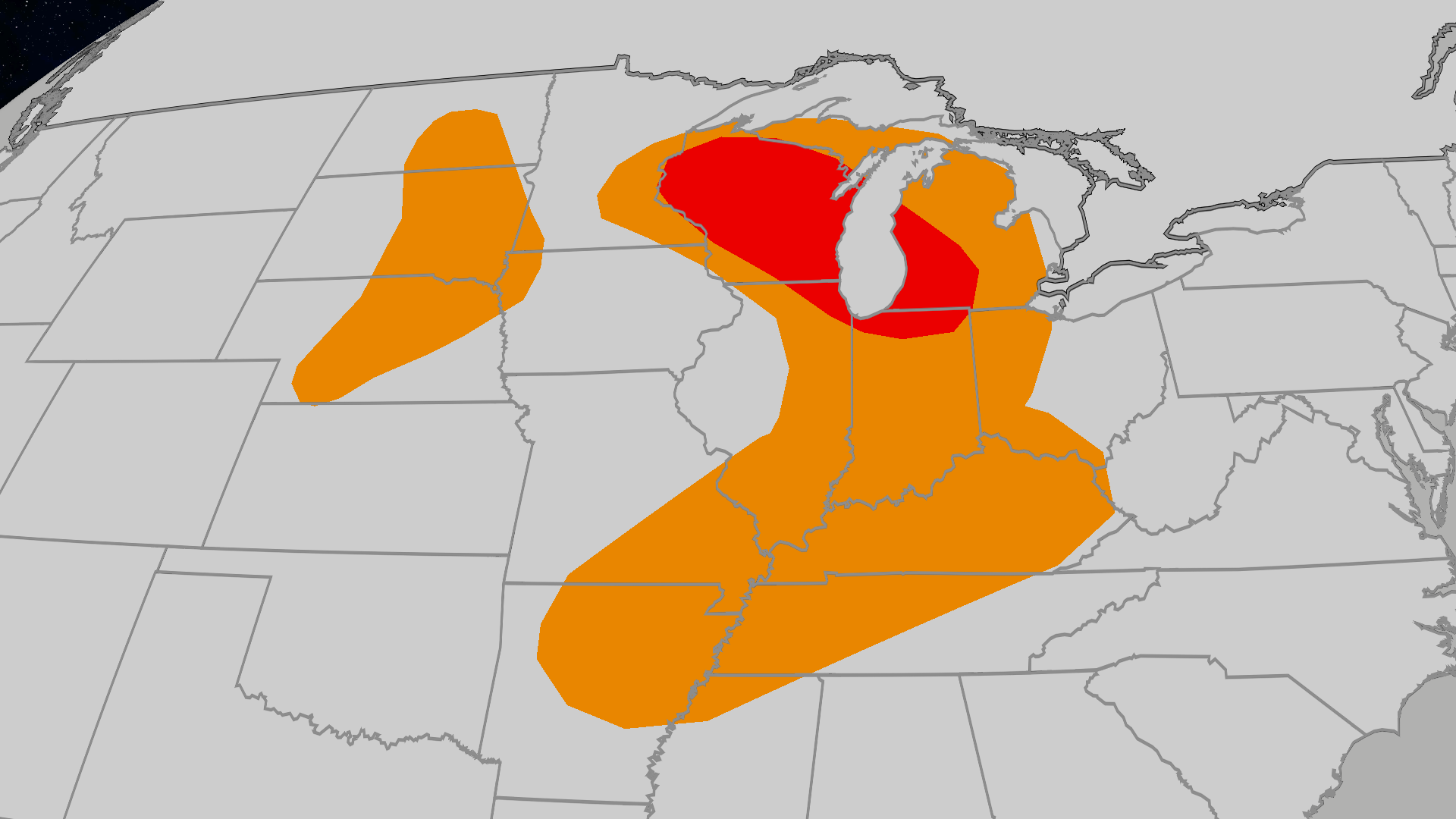 Severe Storms To Bring Wind, Hail, Tornadoes Late Week