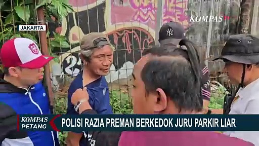 Aksi Kejar-Kejaran, Polisi Razia Juru Parkir Liar di Kawasan Tanah Abang