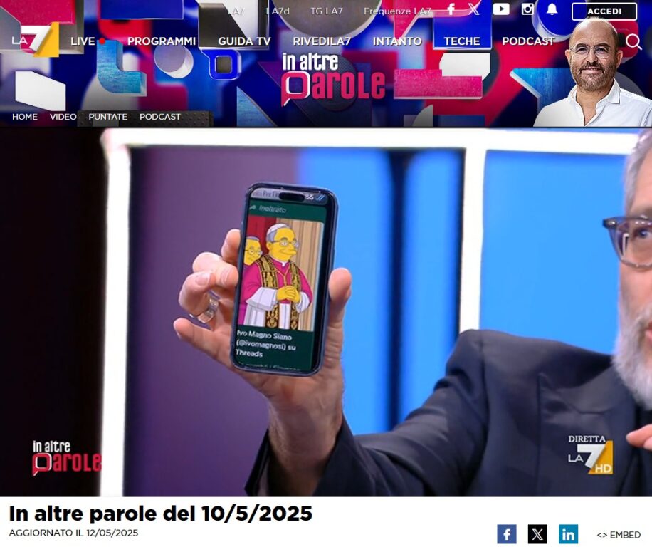 I Simpson e la falsa predizione su Papa Leone XIV