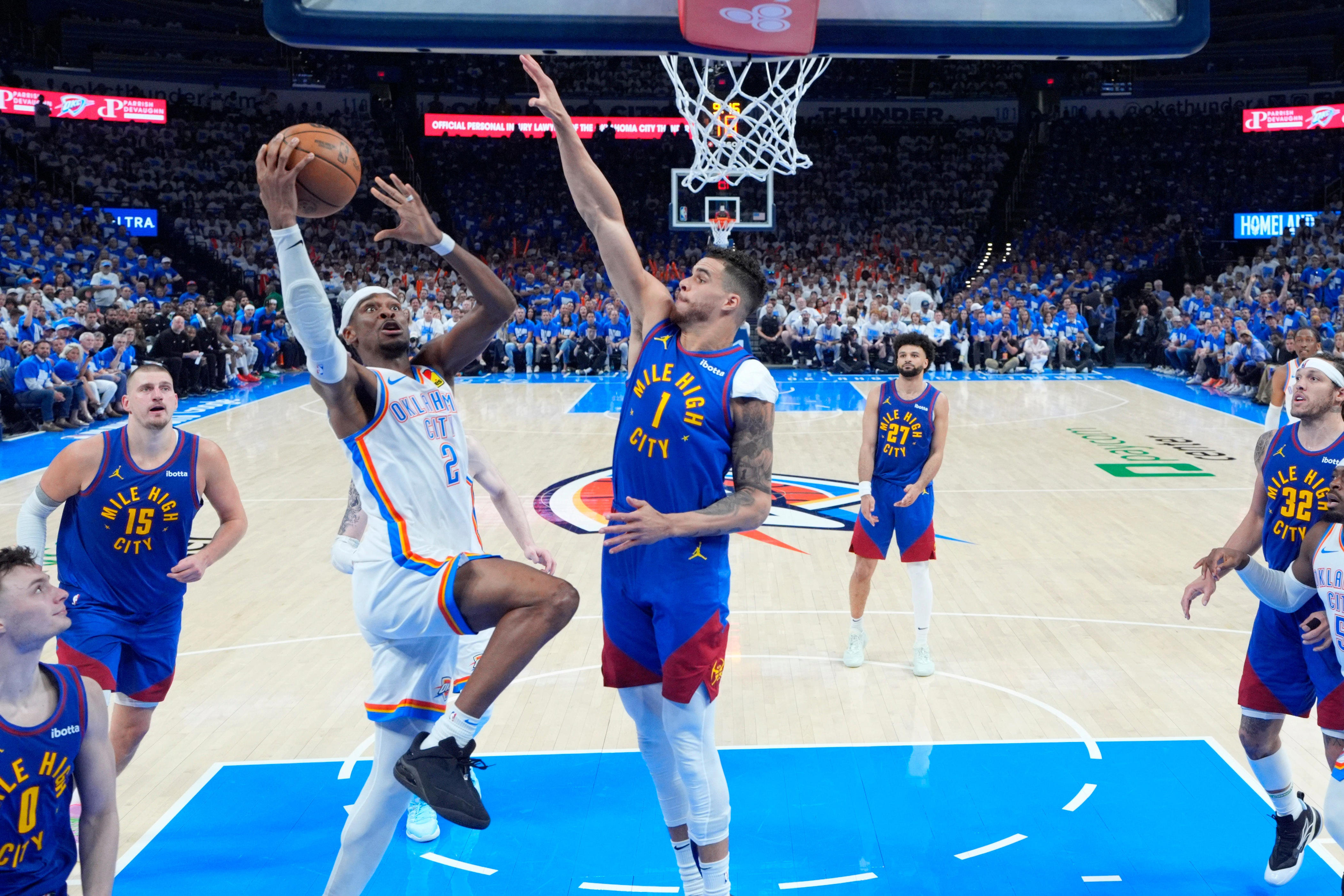 What channel is OKC Thunder vs Denver Nuggets on today? NBA playoff ...