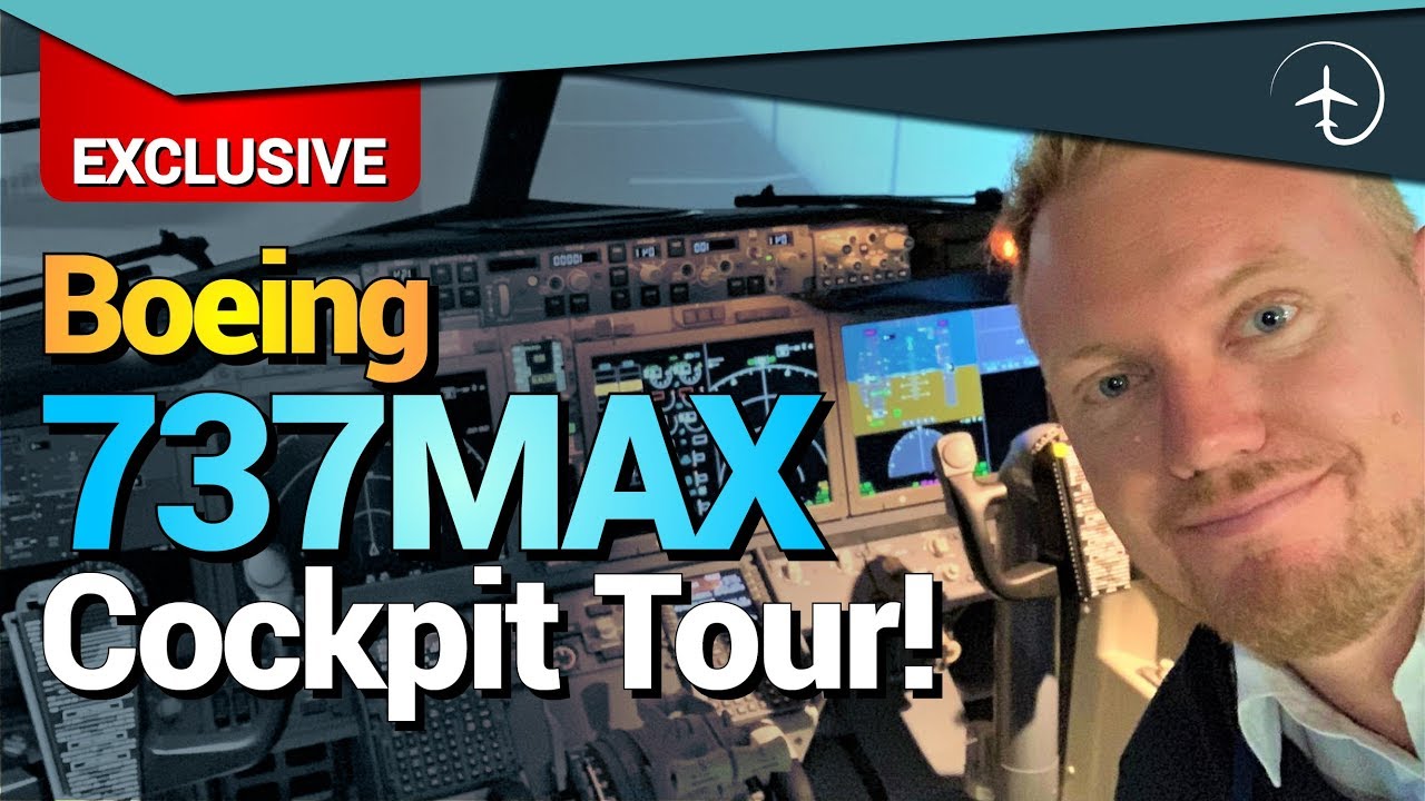 Boeing 737MAX Cockpit Tour!