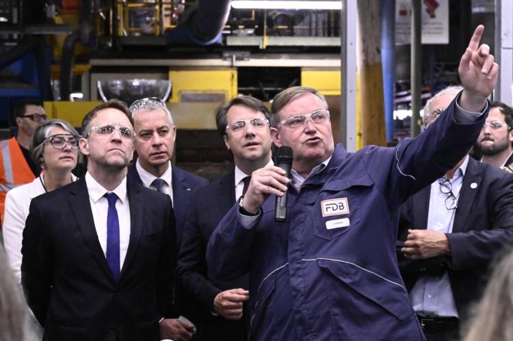 Ministre de l’Industrie et de l’Énergie, Marc Ferracci en visite à la ...