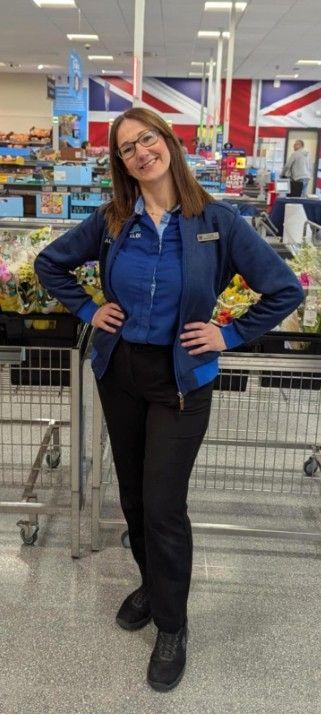 Aldi colleague in Bolton celebrates 20 years at the supermarket