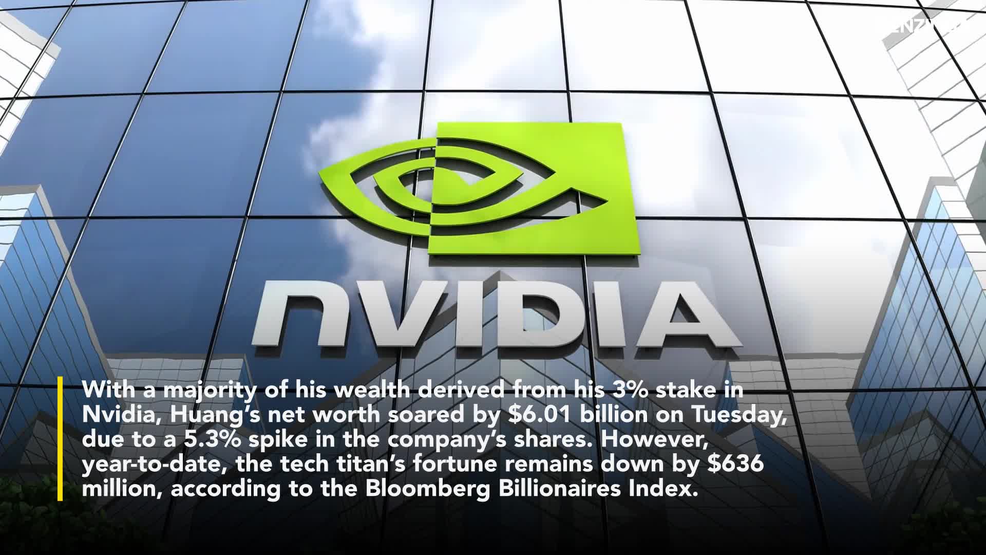 Jensen Huang's Wealth Surges 37% Since 'Liberation Day' Lows As Nvidia Re-Enters $3 Trillion ...