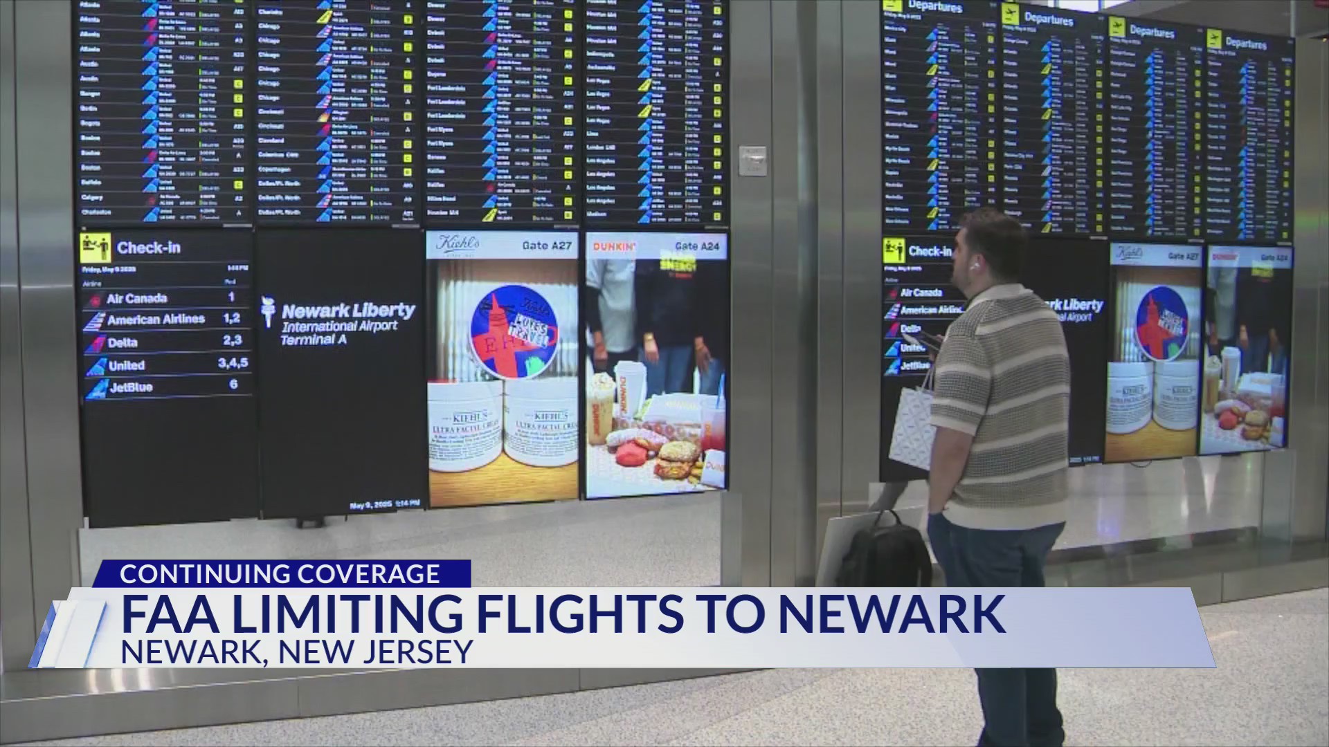 FAA limits flights to Newark