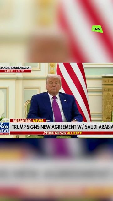 President Trump accused of 'falling asleep' during meeting in Saudi Arabia