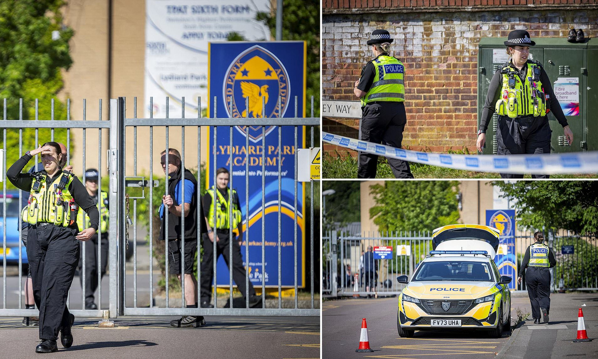 School is evacuated over 'bomb threat' sent to staff with police ...