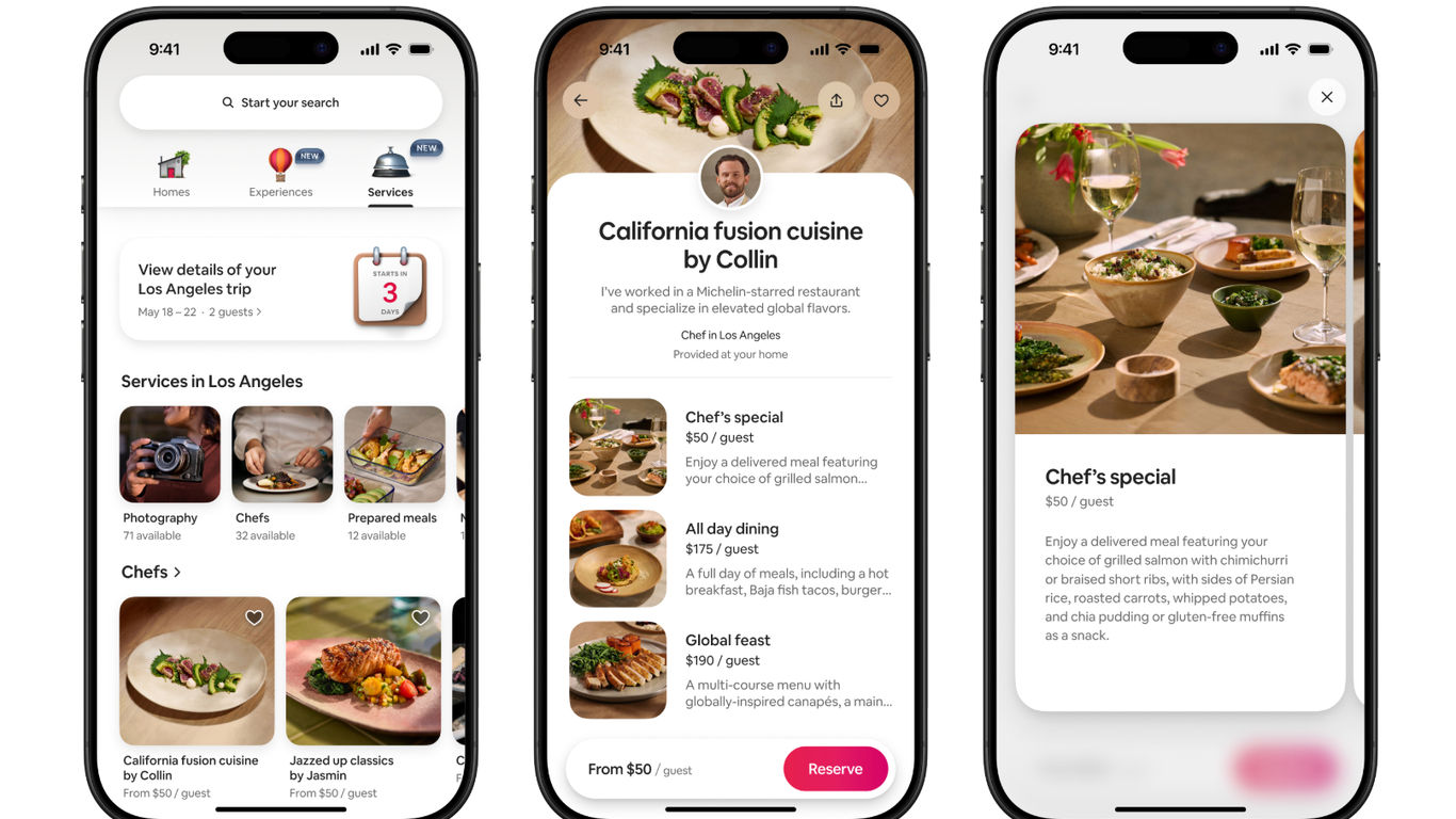 Airbnb Launches New App, Services and Experiences Features