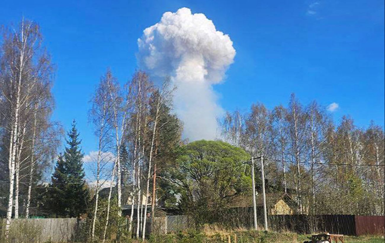 UK intel shows scale of destruction at Russian ammunition depot