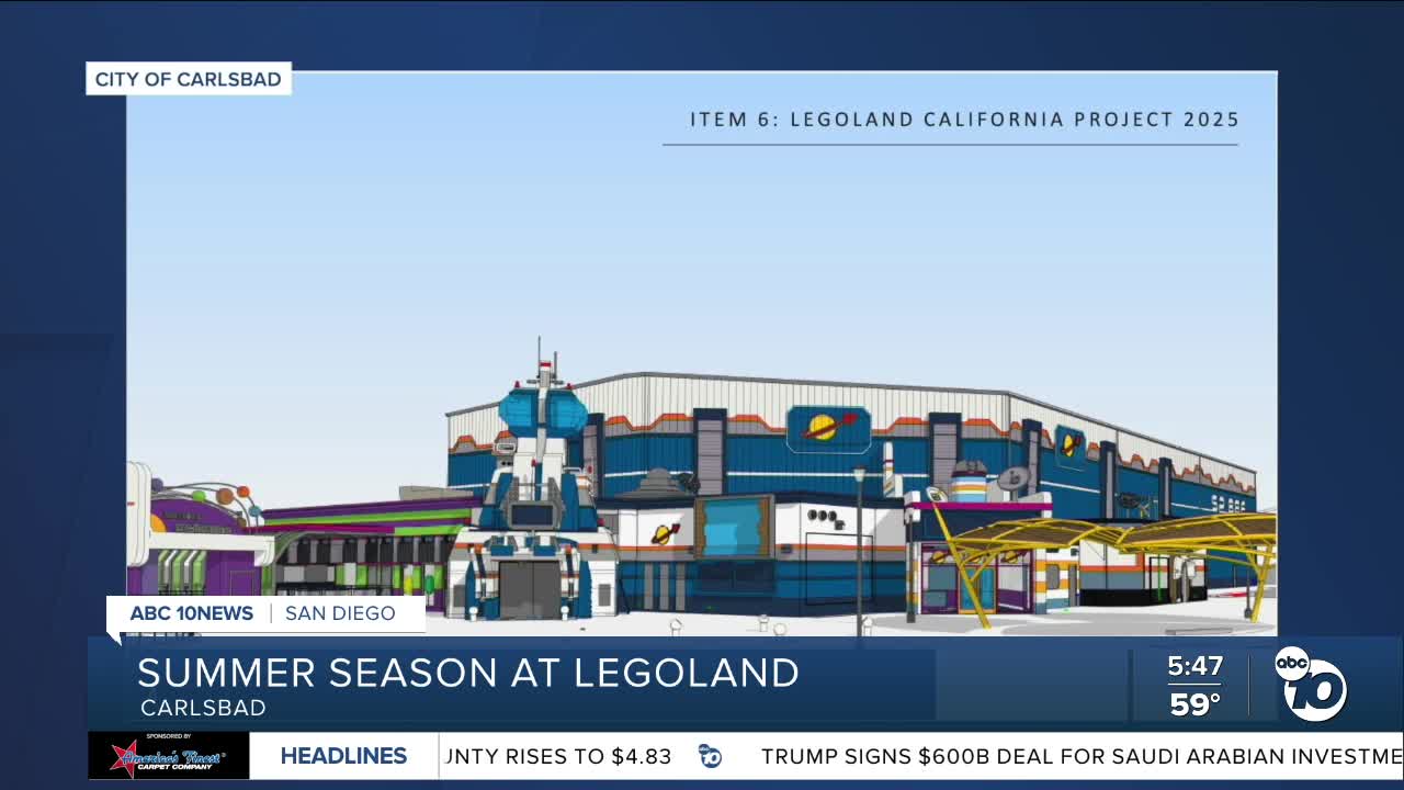 New thrill ride under construction at Legoland California