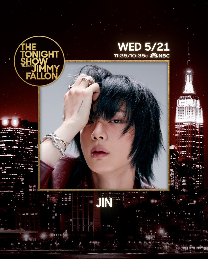 BTS' Jin Returning to ‘Tonight Show Starring Jimmy Fallon' Next Week
