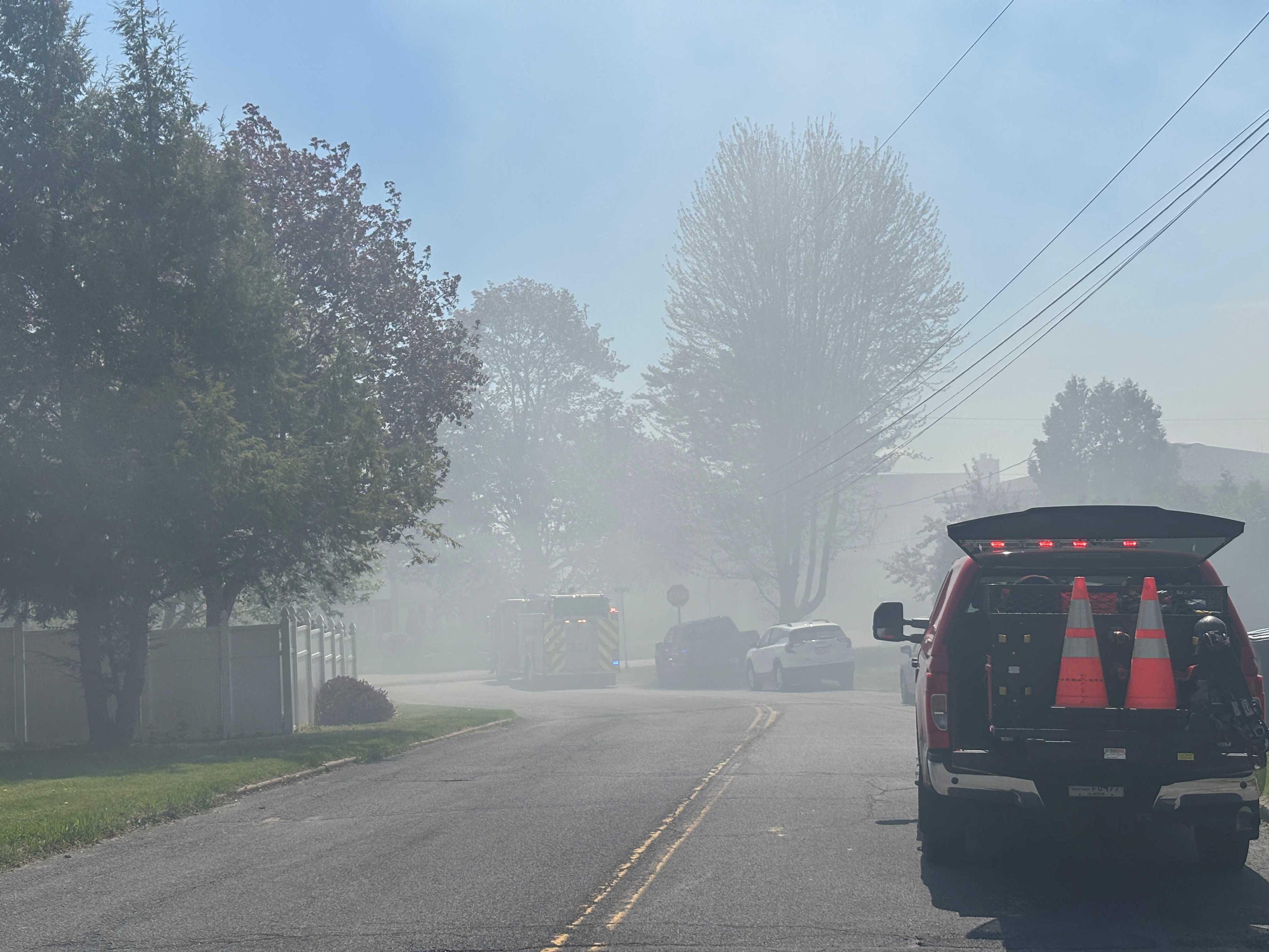 Plattsburgh house fire leads to water main break