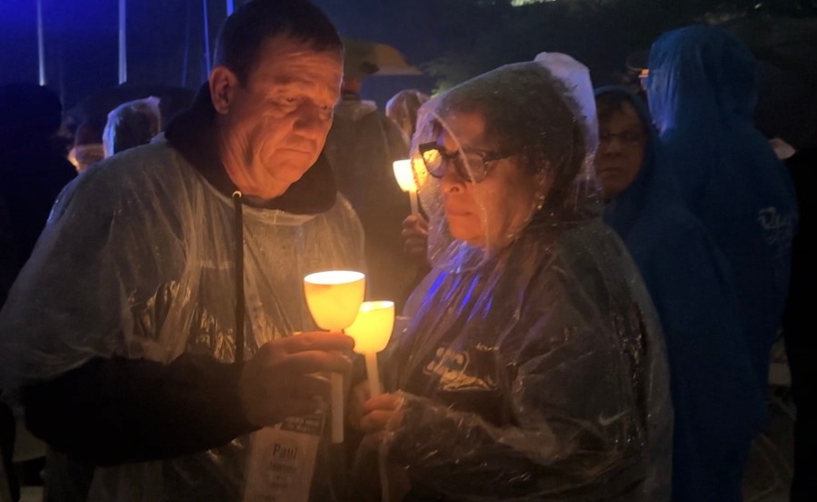 Hoosock, Jensen families, friends and fellow officers attend vigil for ...