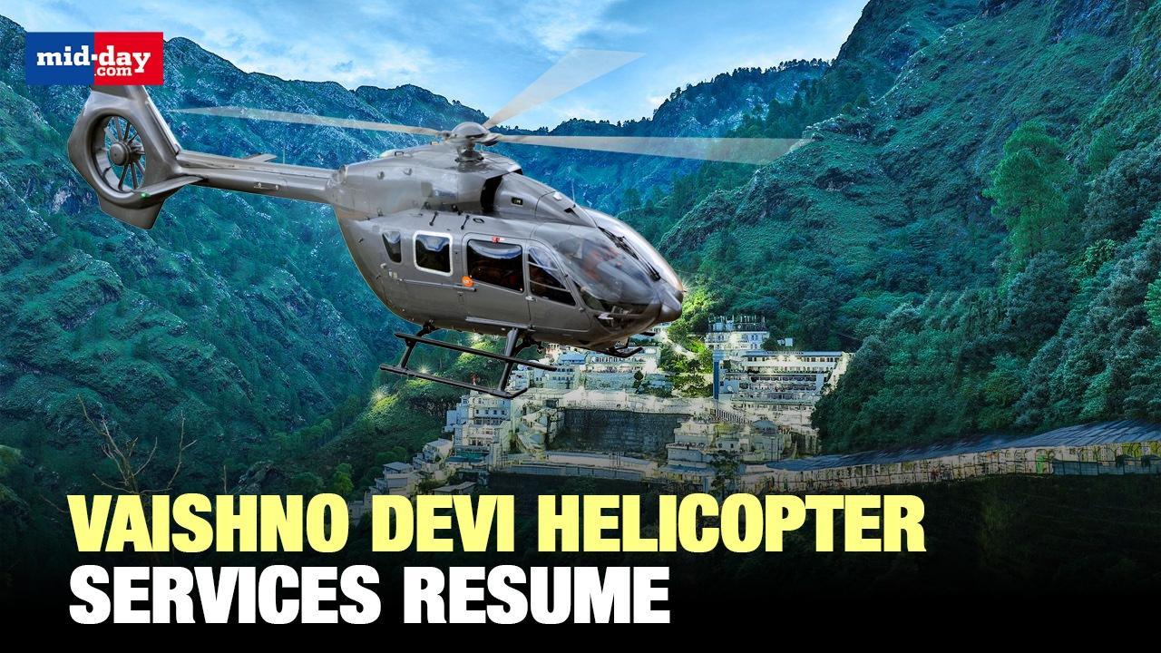 Jammu & Kashmir: Helicopter services resume from Katra to Mata Vaishno ...