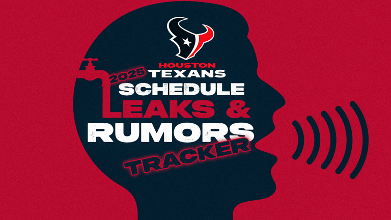 Texans 2025 NFL schedule release live updates: Leaks, time, opponents