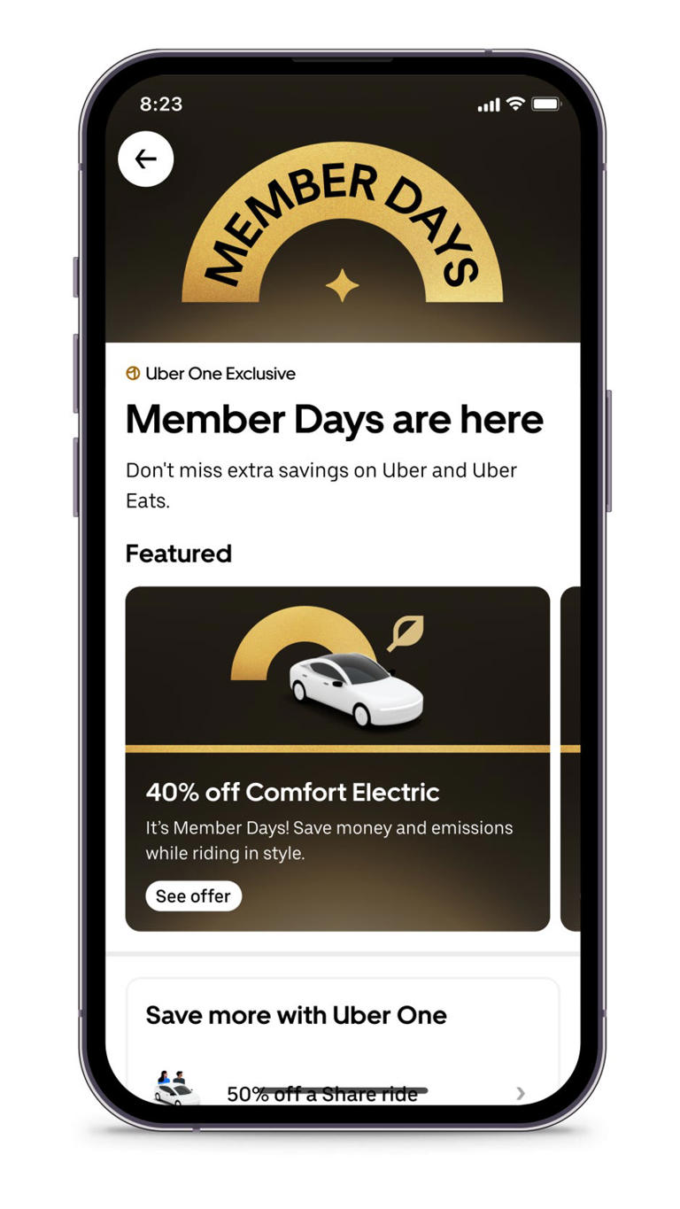 Uber's Memorial Day-Style Sale: Uber One Member Days Is On Now