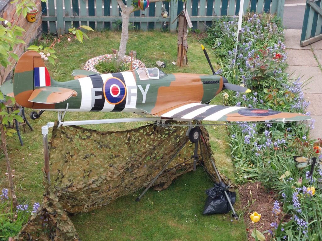 Pensioner spends five years building Spitfire replica to honour veterans