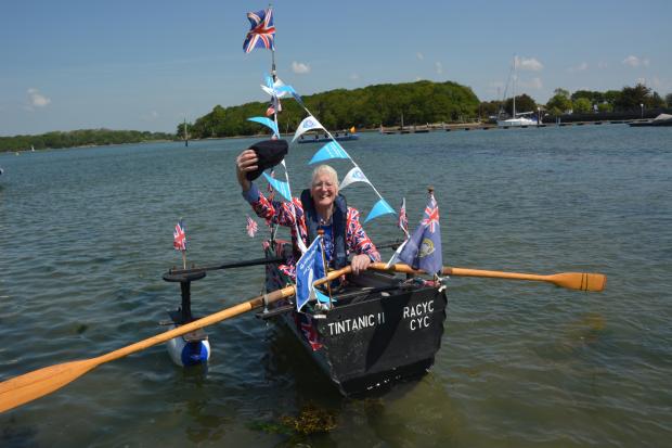 84-year-old rower sets off for the Island in a homemade boat