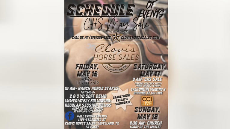 Clovis Horse Sale at the Mallet Event Center this weekend