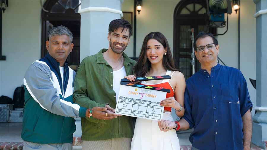 Avinash Tiwary and Medha Shankr kick off Ginny Wedss Sunny 2 Shoot